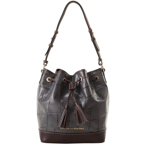 Dooney & Bourke | Bags | Dooney Bourke Denison Drawstring Shoulder Bag ...